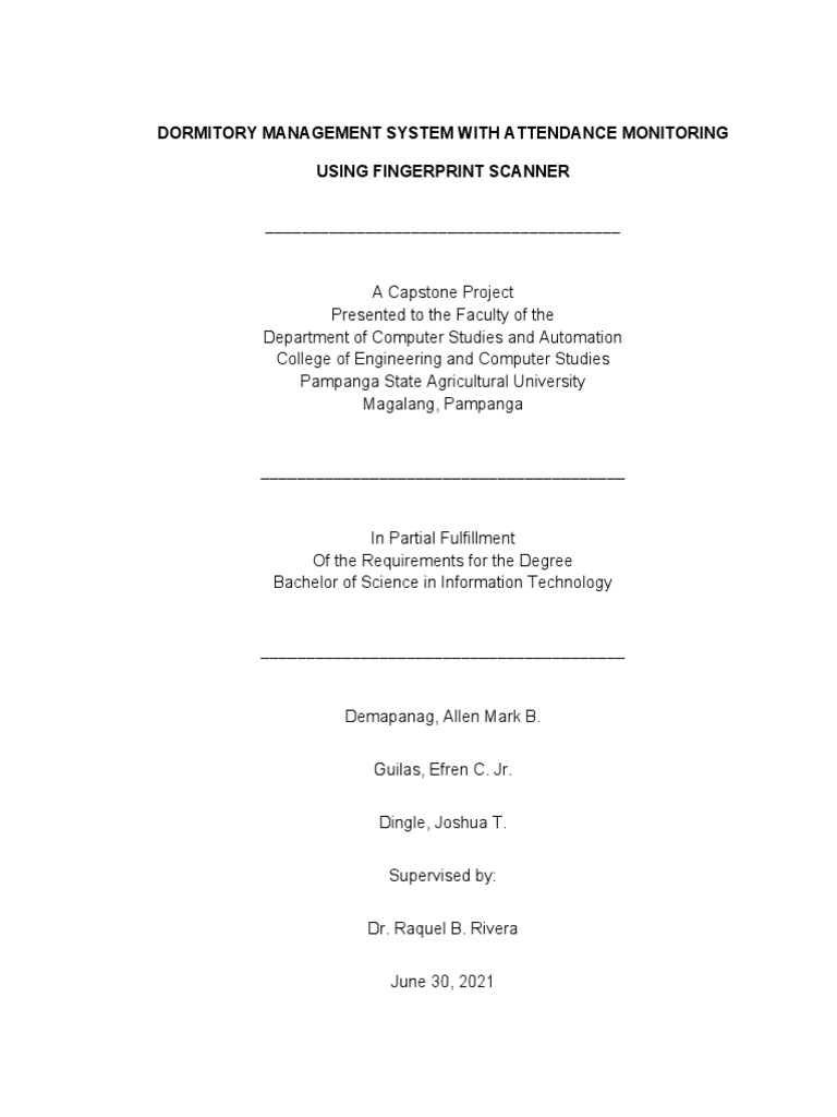 Dormitory Management System Overview | PDF | System | Databases