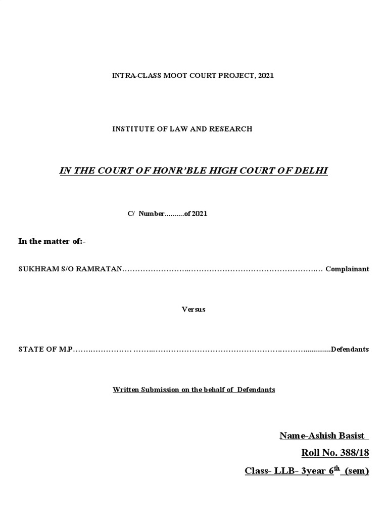 IPC 436 Case Analysis: Ashish Basist | PDF | Appeal | Supreme Court Of ...