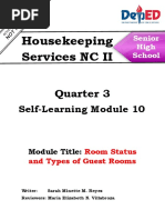 Status Codes Used in Housekeeping | PDF