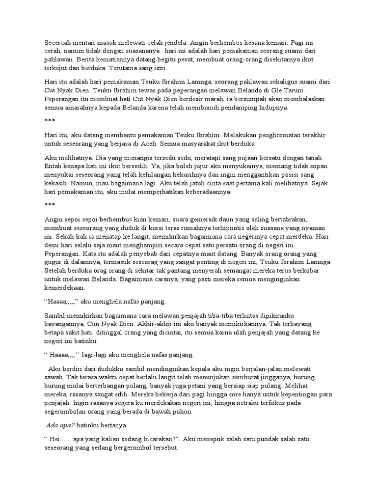 Cerpen Bindo | PDF | Sejarah | Fiksi Misteri, Thriller, & Kejahatan