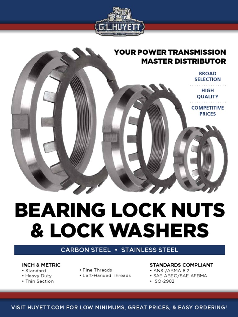 Bearing Lock Nuts Brochure 20200515 | PDF | Electronic Waste | Materials