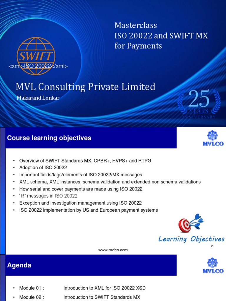 ISO 20022 MasterClass January 2021 | PDF | Xml | Xml Schema