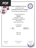 Internship Report Gtu | PDF | Html | Hyperlink