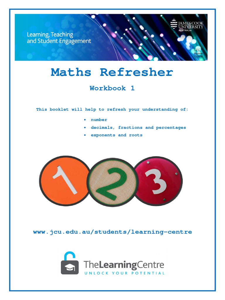Maths Refresher Workbook Guide | PDF | Numbers | Arithmetic