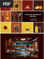 1.preparing The Dining Restaurant Area For Service | PDF