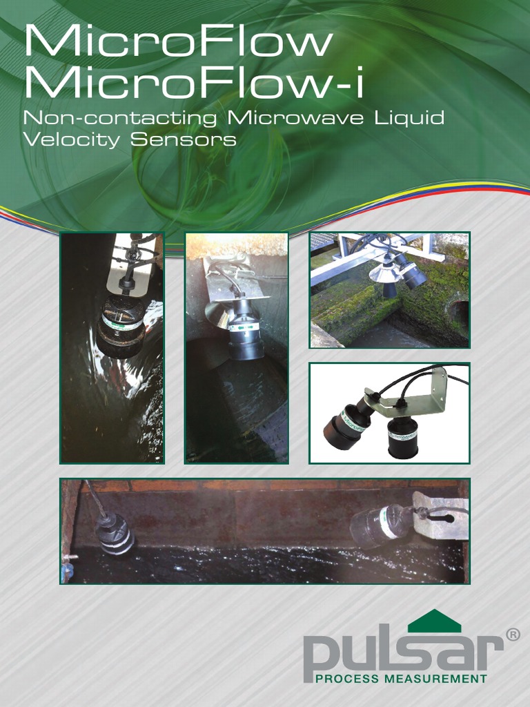 Microflow Microflow-I: Non-Contacting Microwave Liquid Velocity Sensors | PDF | Flow Measurement ...
