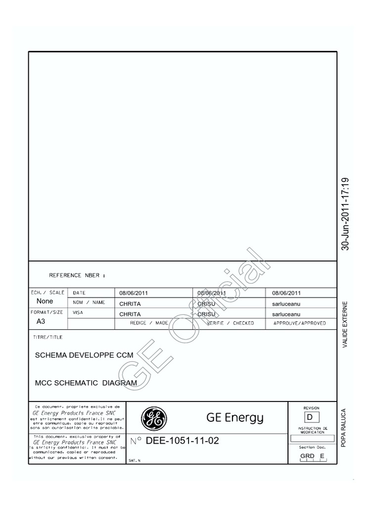 MCC 6FA+E Schematic Overview | PDF