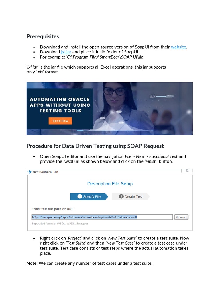 How To Do Data Driven Testing in SoapUi With Groovy | PDF | Microsoft ...