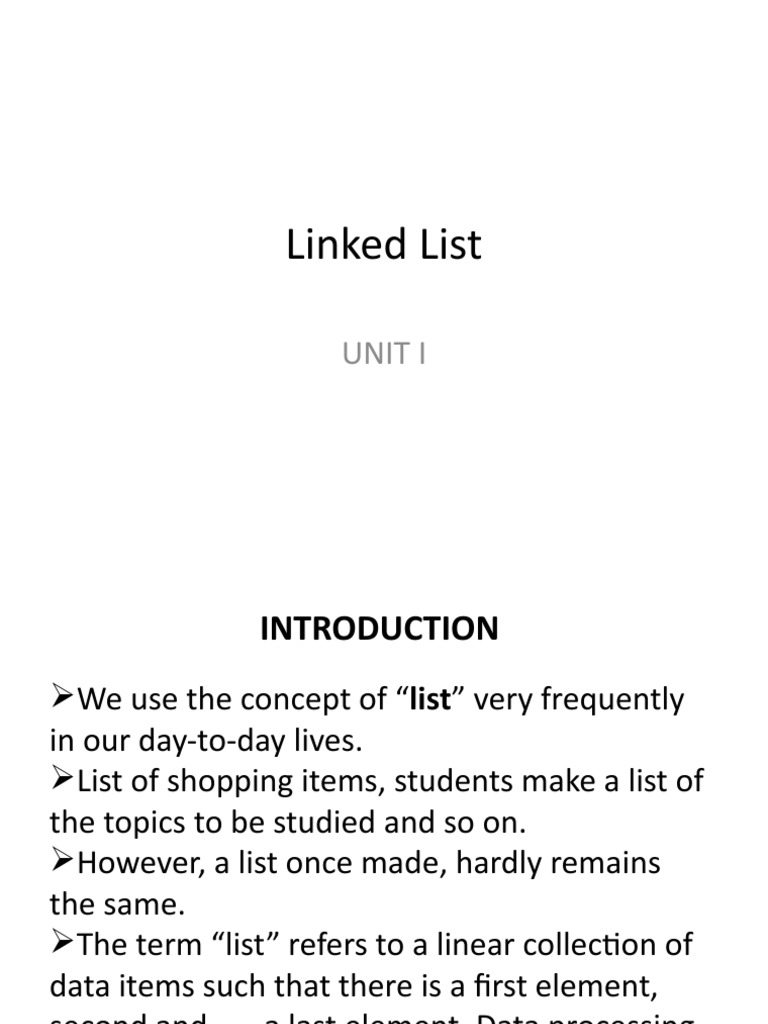 Linked List Pdf Algorithms And Data Structures Programming Paradigms