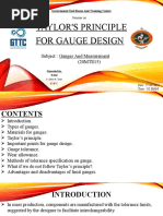 UNIT1 - Design of Gauges | PDF | Engineering Tolerance | Metalworking