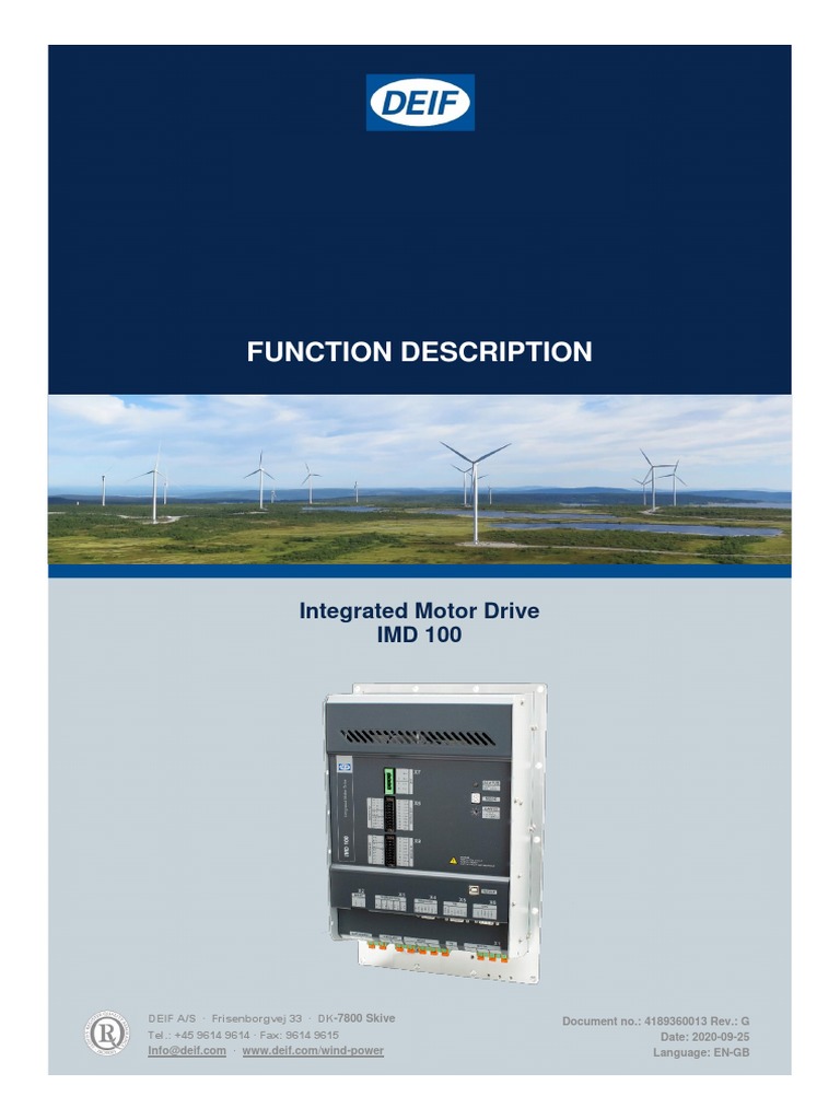 Imd 100 Function Description 4189360013 Uk | PDF | Power Supply | Rectifier