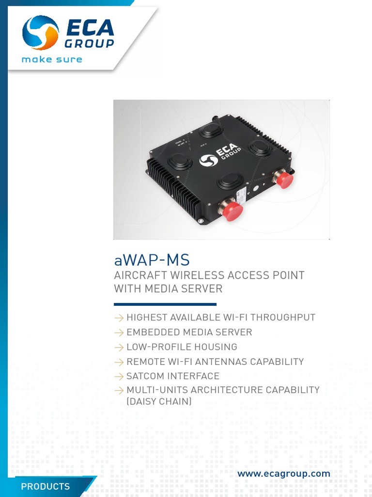 Awap-Ms: Aircraft Wireless Access Point With Media Server | PDF | Wi Fi ...