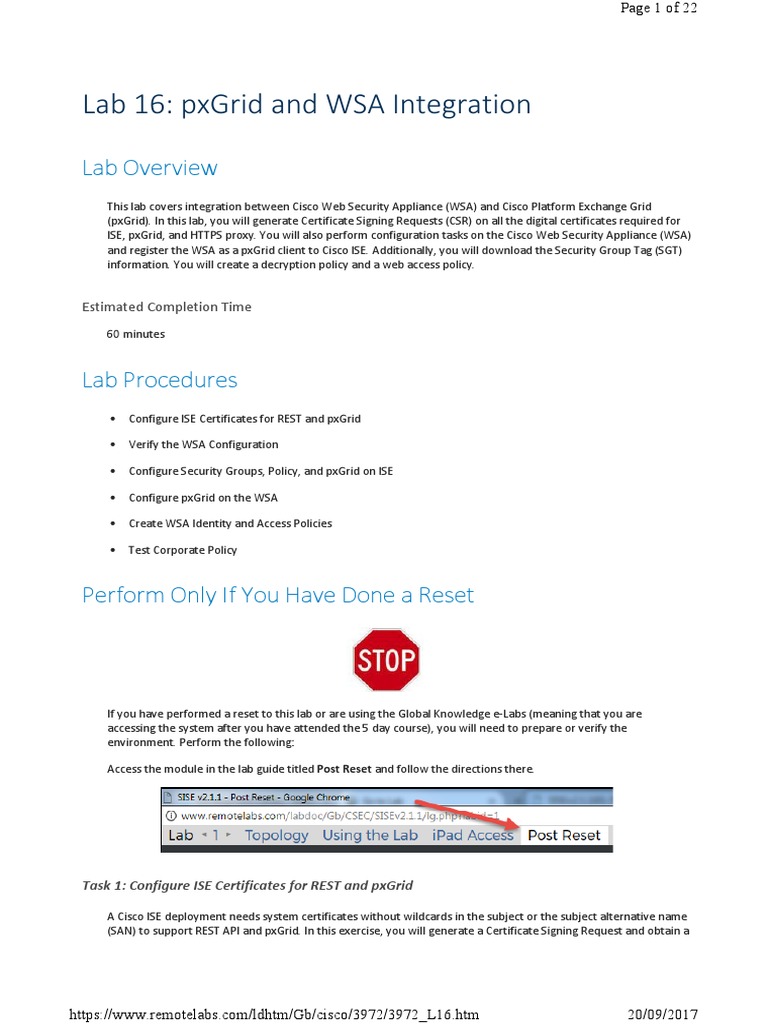 Integrating pxGrid with Cisco WSA | PDF | Public Key Certificate ...