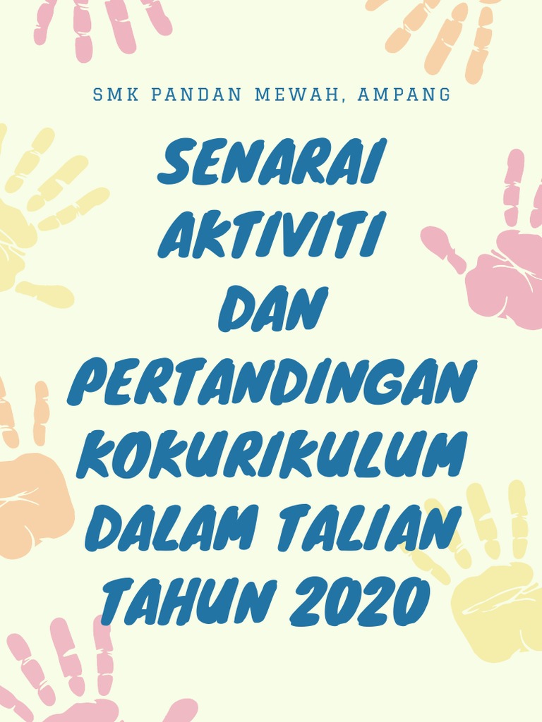 Aktiviti Dan Pertandingan Kokurikulum Dalam Talian SMKPM 2020 | PDF