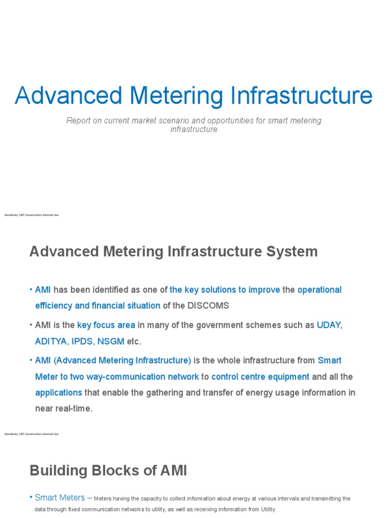 AMI Implementation and Opportunities in India | PDF | Smart Grid ...