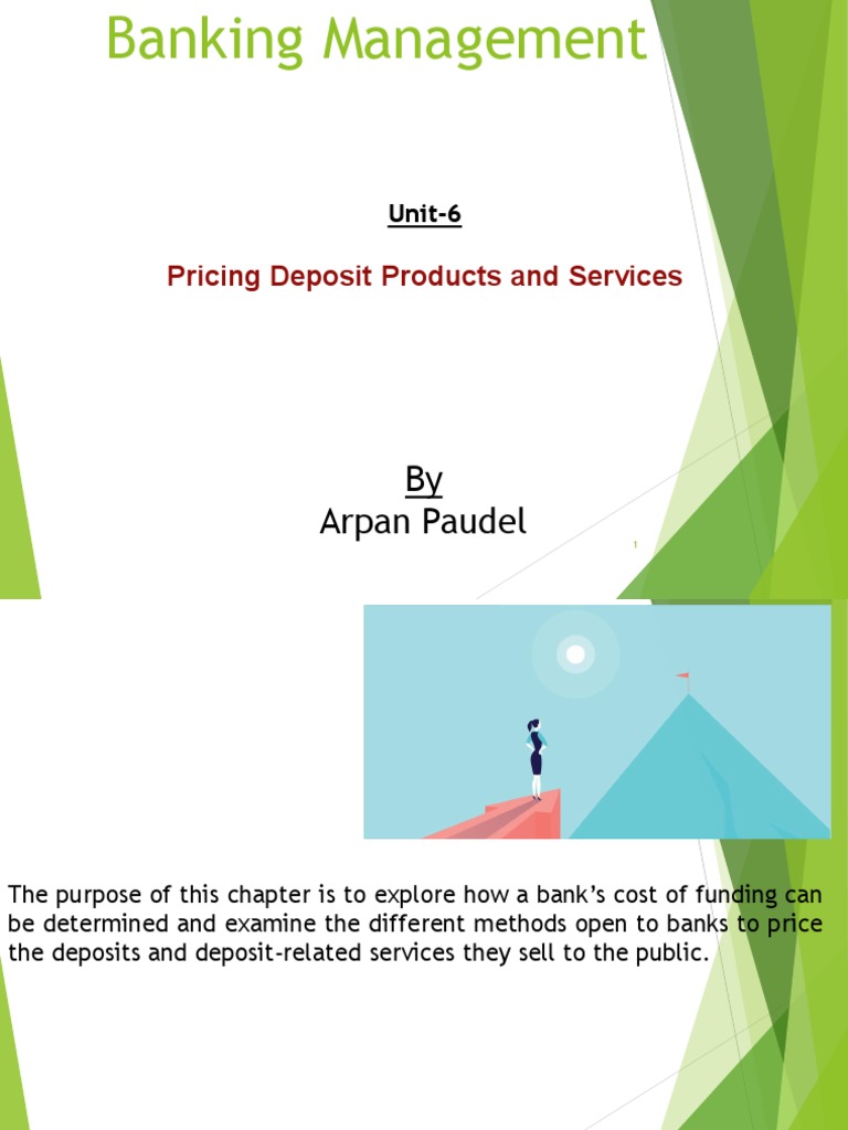 Deposit Product Pricing | PDF | Pricing | Deposit Account