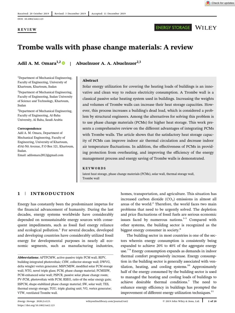 Tromble Wall Review | PDF | Solar Energy | Photovoltaics