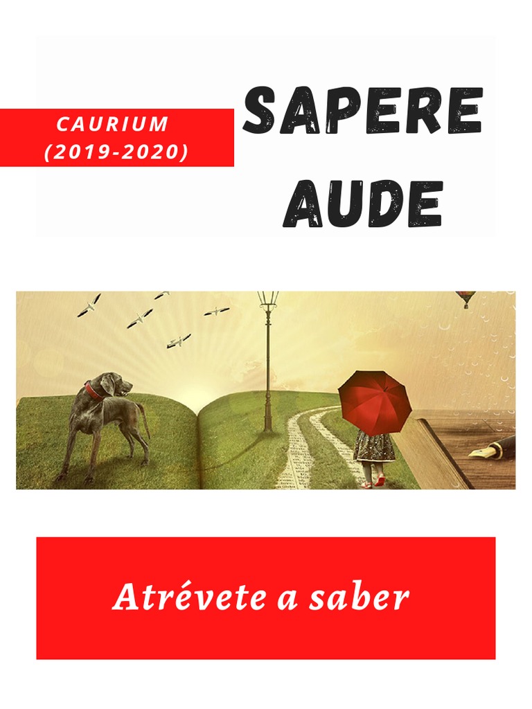 Sapere Aude (2019-2020) | PDF | Science | Ciencia y Tecnología