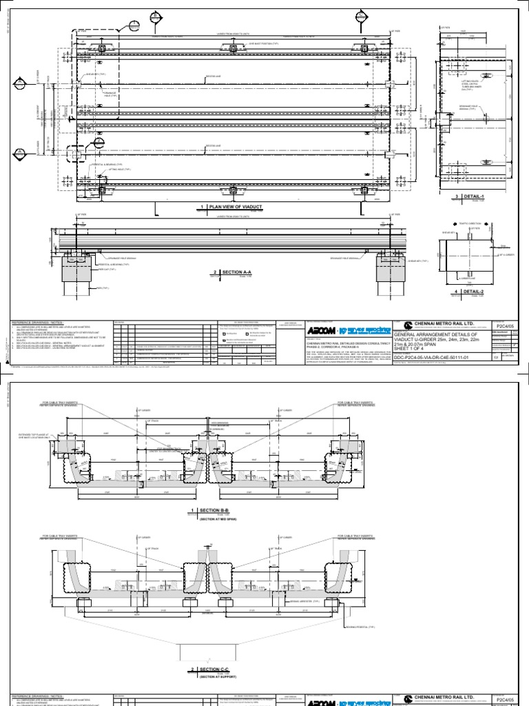 Chennai Metro U-Girder Design Details | PDF | Civil Engineering