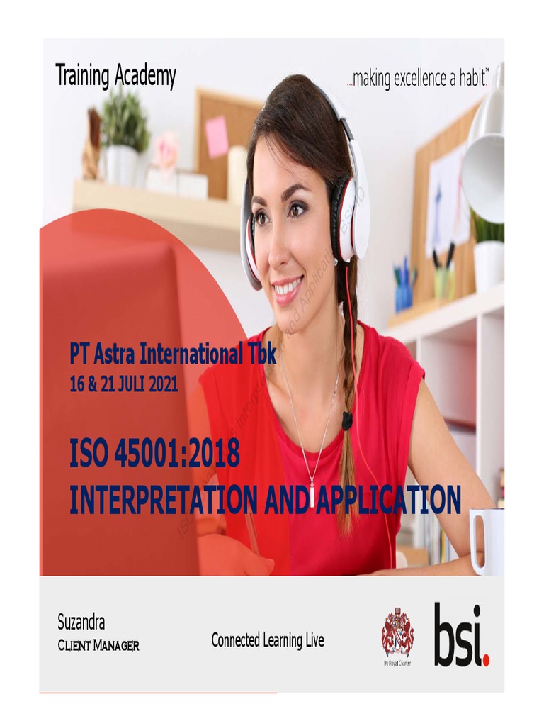 ISO 45001 (Training in House) | PDF | Occupational Safety And Health ...