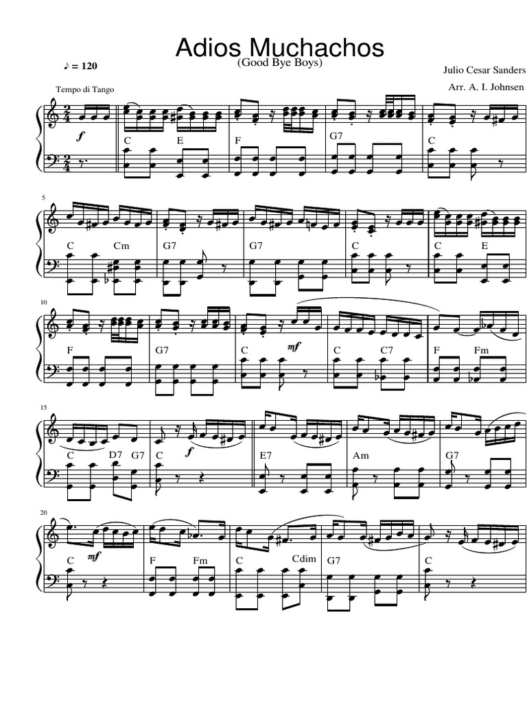 Adios Muchachos | PDF