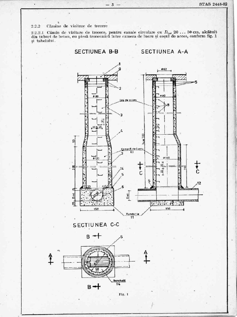 STAS 2448 82 Camine de Vizitare Pag 3 | PDF