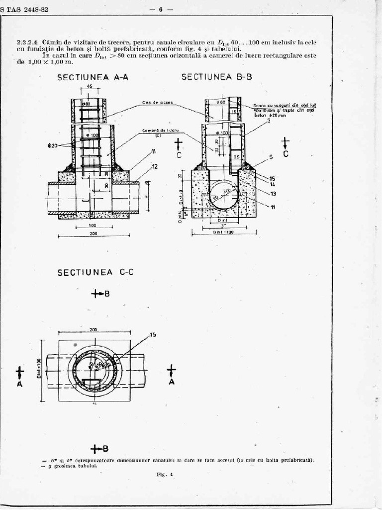 STAS 2448 82 Camine de Vizitare Pag 6 | PDF