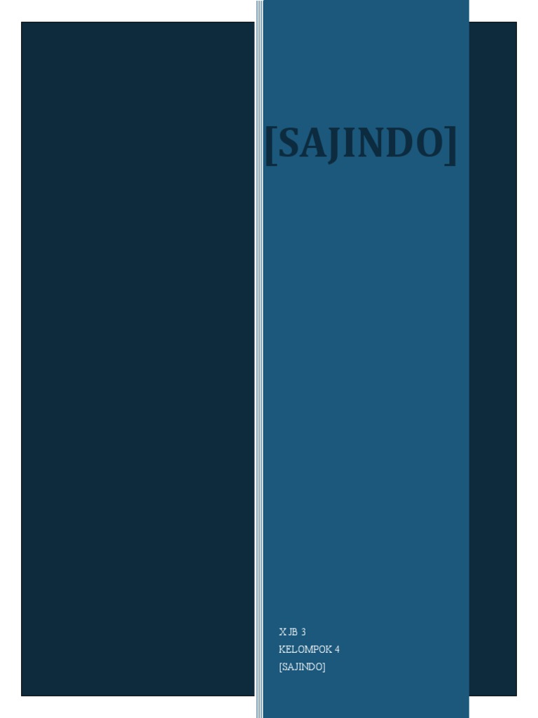 Kelompok 4.sajindo | PDF