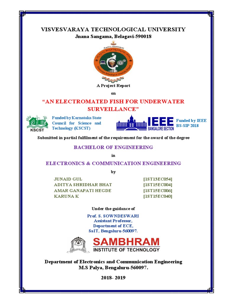 Final Report Batch2 (Electromated Fish) | PDF | Drag (Physics) | Lift (Force)