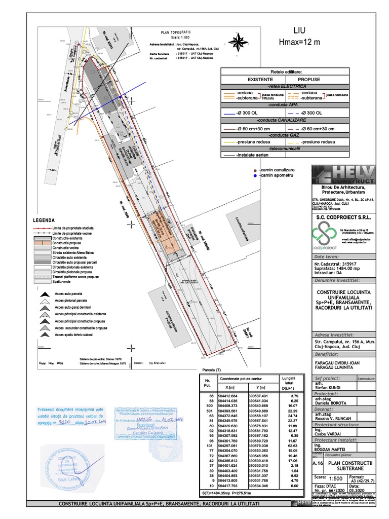 A.16 Plan Constructii Subterane | PDF