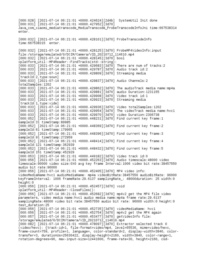 Trace | PDF | Codec | Data Compression