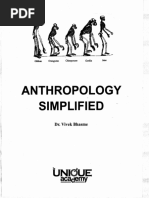 Brain Tree Anthropology Notes Part 1 | PDF