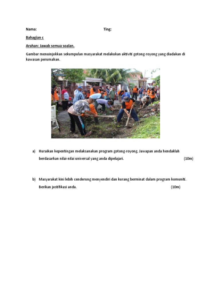 Latihan Moral Unit 8 | PDF