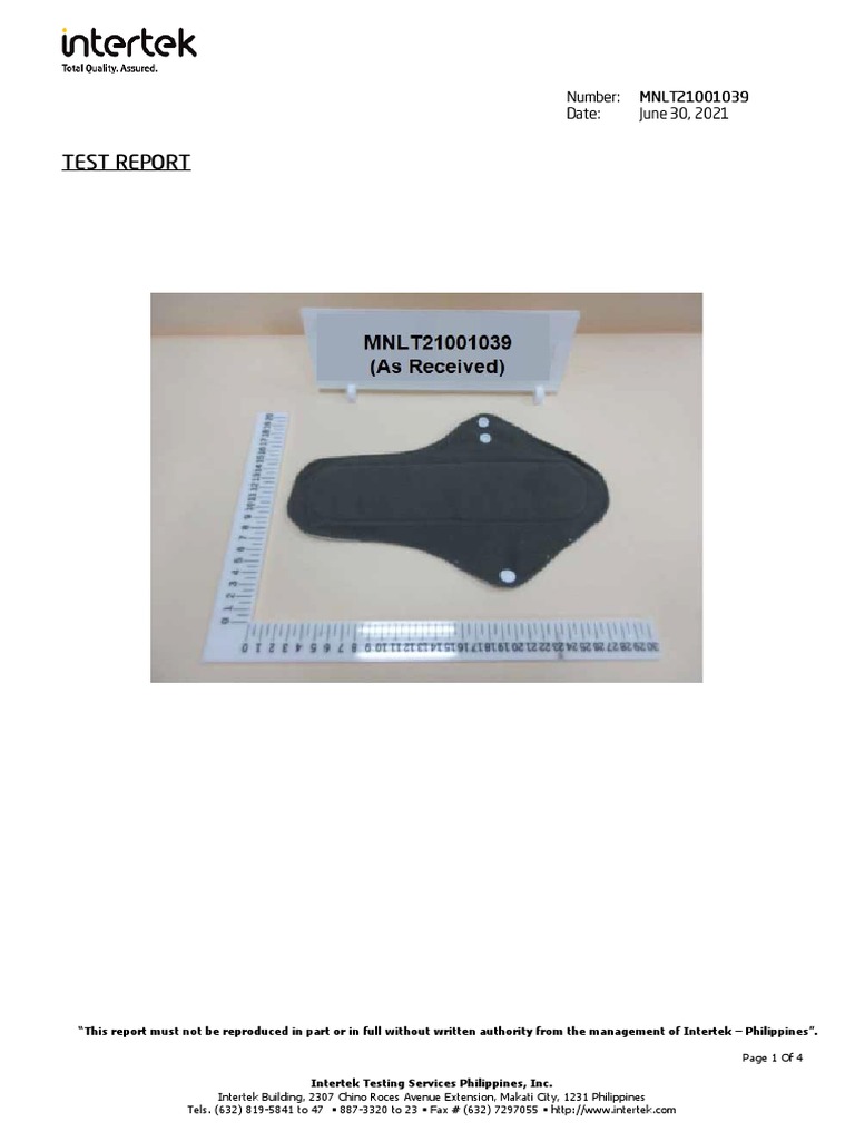 Page 1 of 4 Intertek Building, 2307 Chino Roces Avenue Extension ...