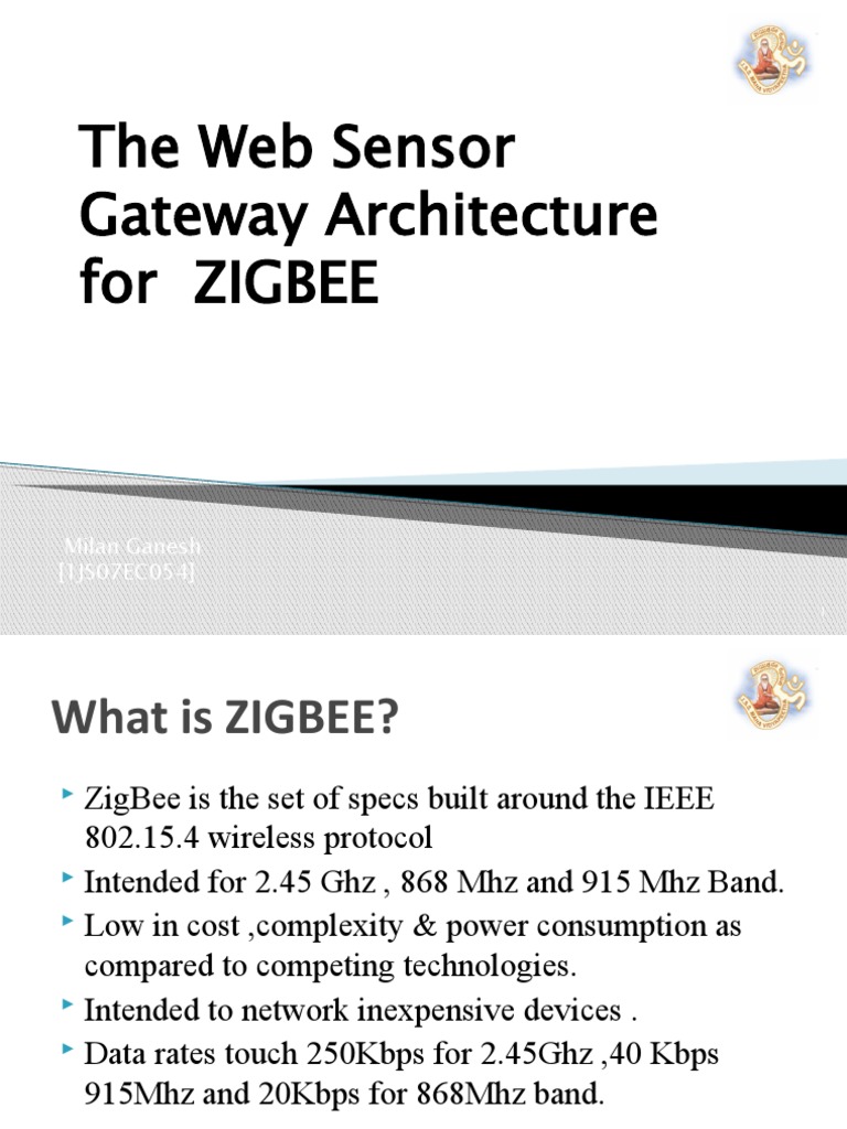 ZigBee Protocol Stack Architecture | PDF