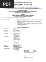 Surat SK Pengurus Pondok Pesantren | PDF