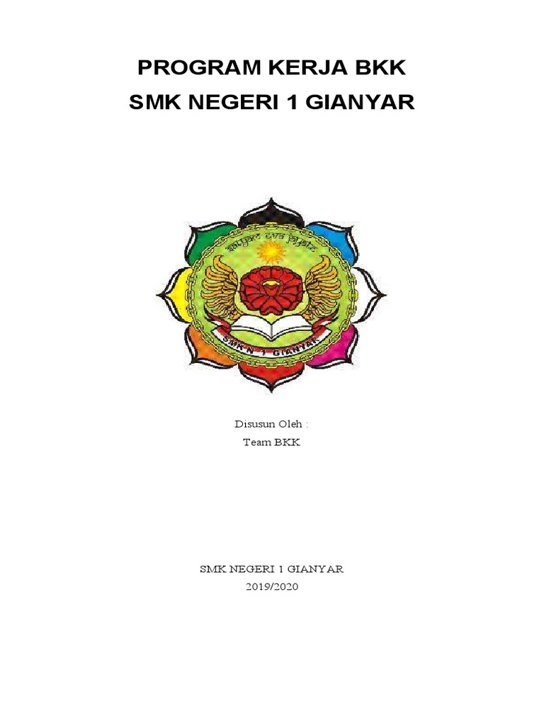 Contoh Program Kerja BKK | PDF