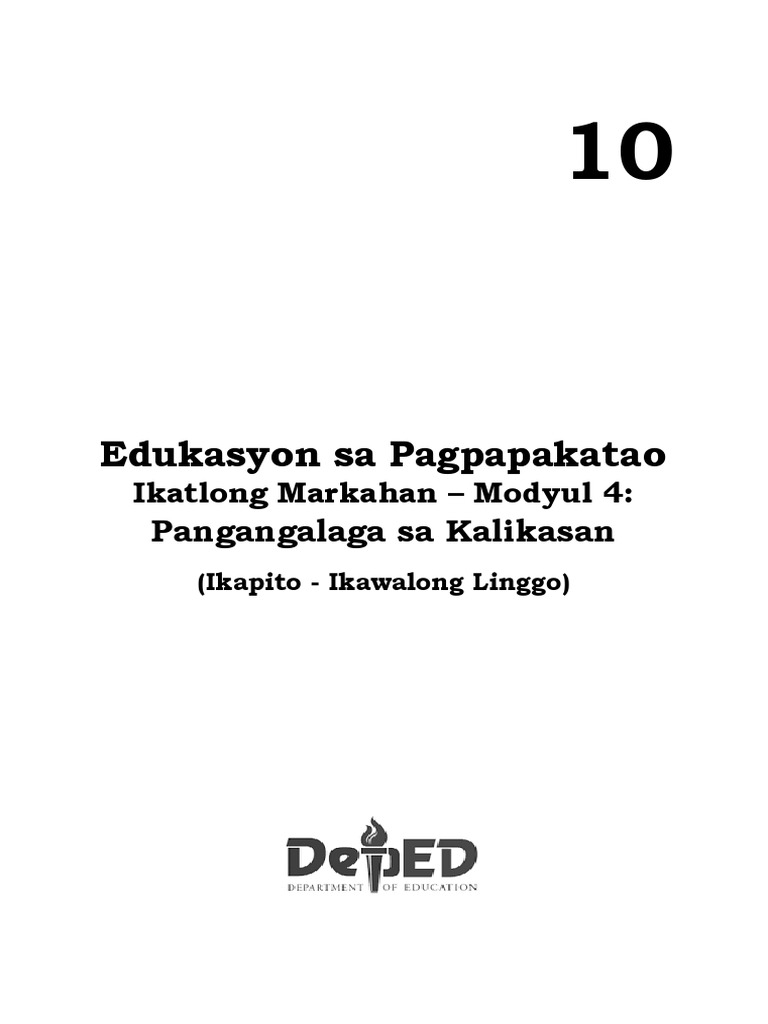 EsP10 Q3 Module4 Final For Posting | PDF