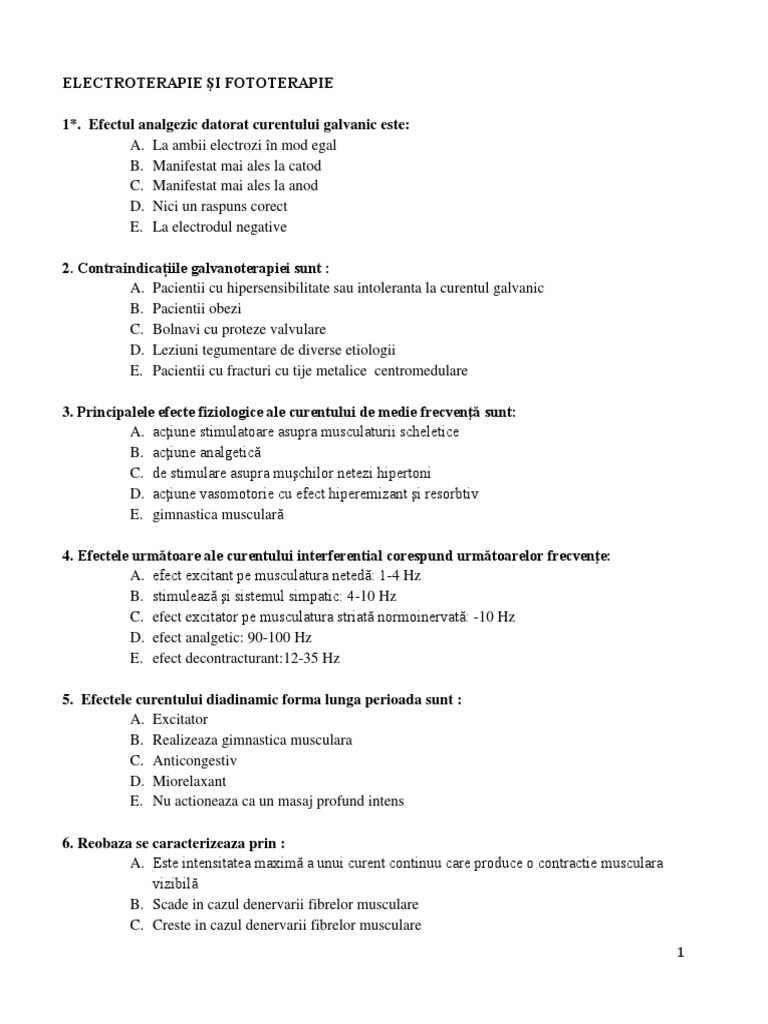 Grile 20licenta BFKT 2019 | PDF