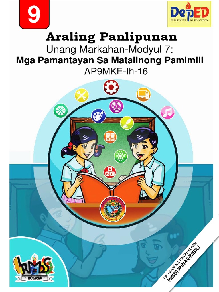 Ap9 Aralin7 Pamantayan Sa Matalinong Mamimili Sanguyo Aclan | PDF