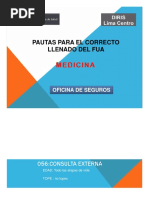 Modelos Del Llenado Del FUA - MEDICINA/007 MEDICINA ANVERSO | PDF | Especialidades Medicas ...