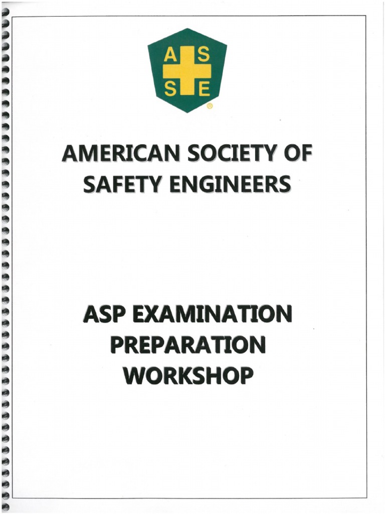 ASP Exam Prep Class-1 | PDF | Test (Assessment) | Occupational Safety ...