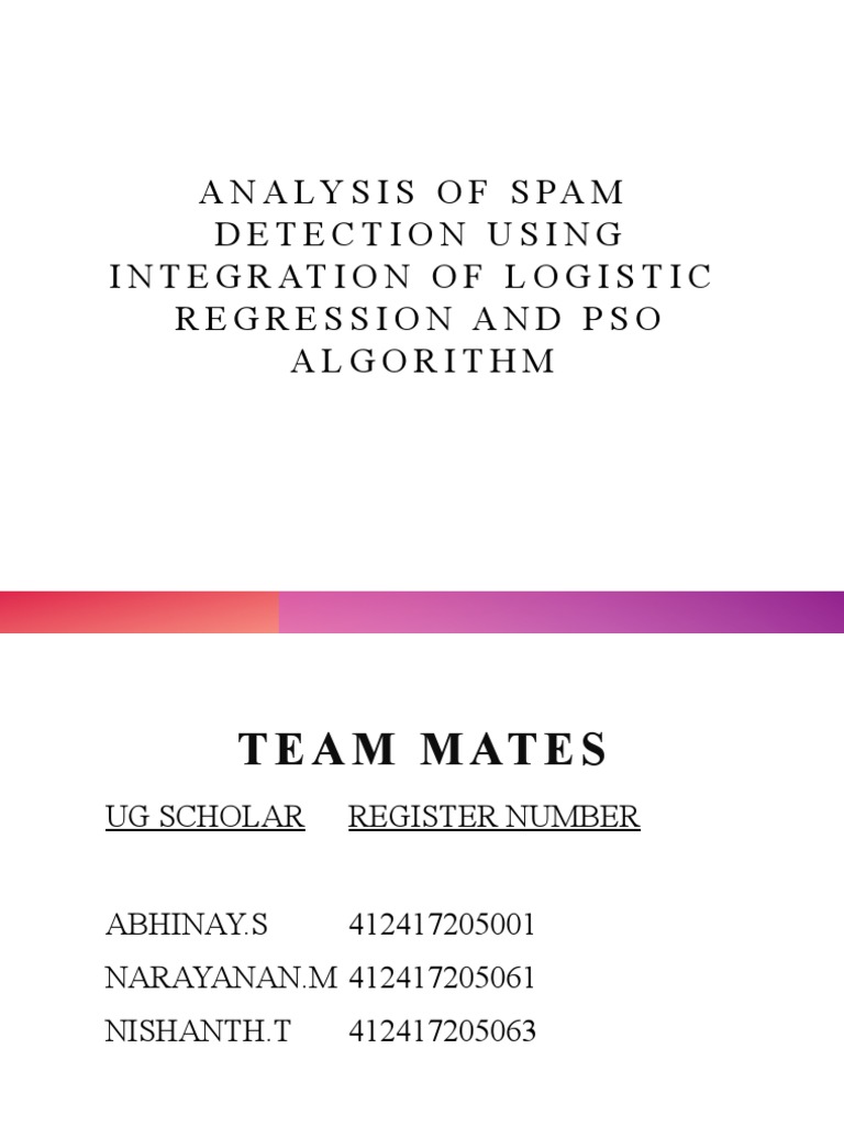 Spam Detection & Classification Final | PDF | Machine Learning ...