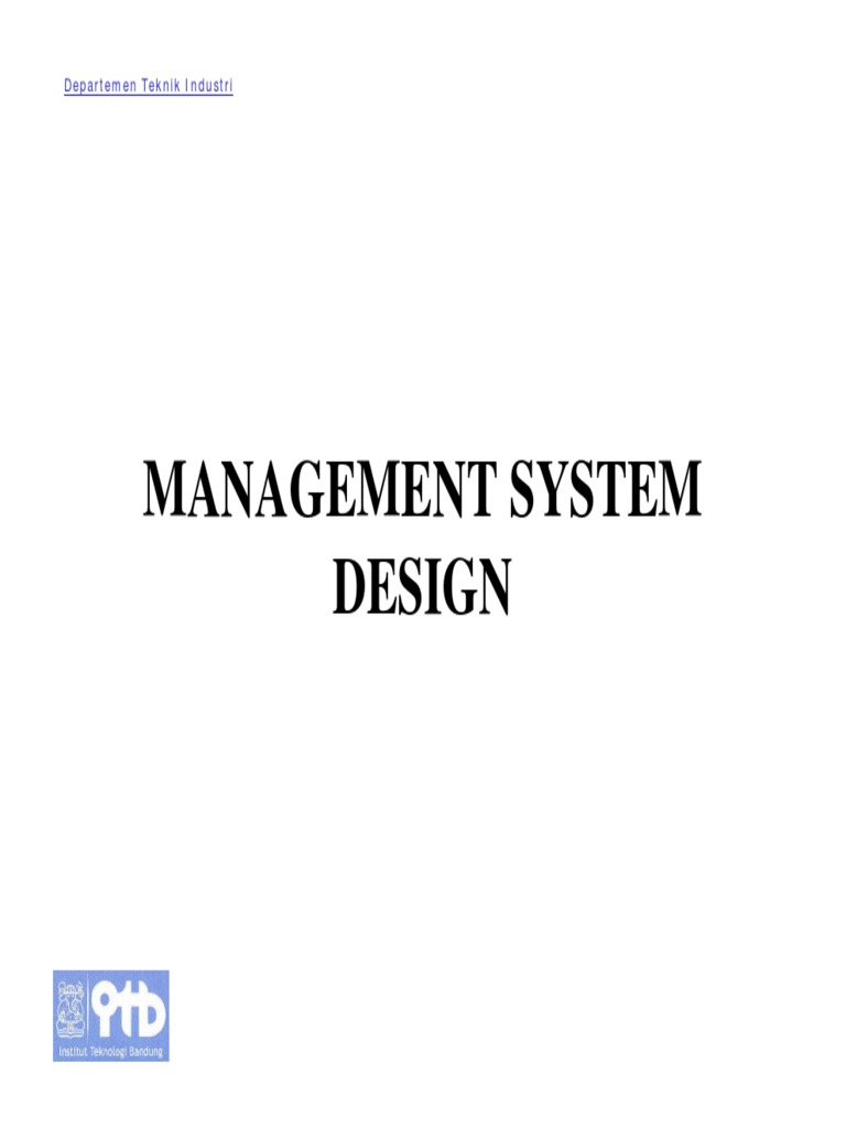 Industrial Department Management System Design | PDF | System ...
