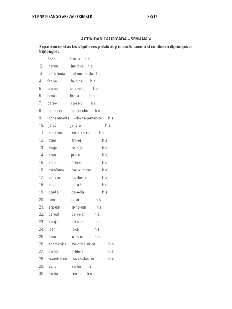 Actividad Calificada Redaccion 24-02 | PDF | Lingüística | Fonética