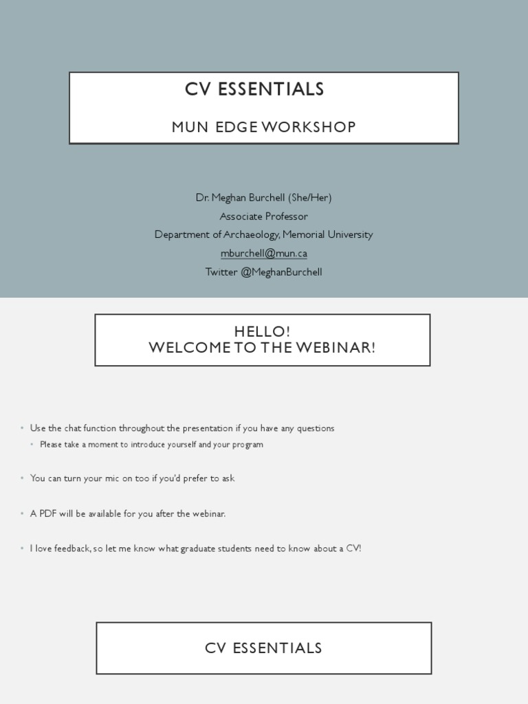 CV Essentials | PDF | Typefaces