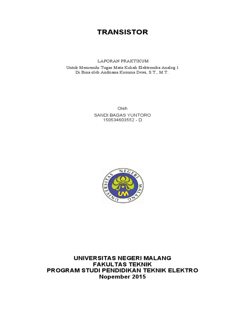 Gambar Laporan Praktek ELAN 2 Revisi | PDF