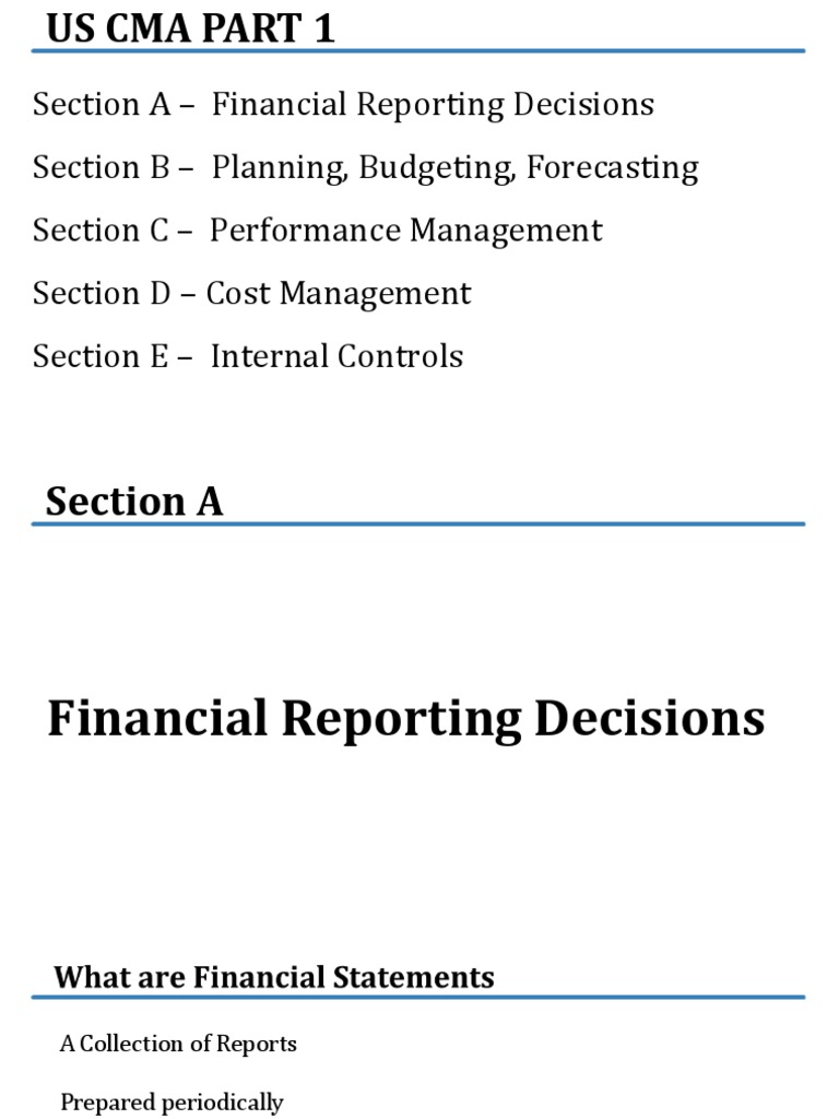 CMA Part 1: Financial & Strategic Mgmt | PDF | Equity (Finance ...