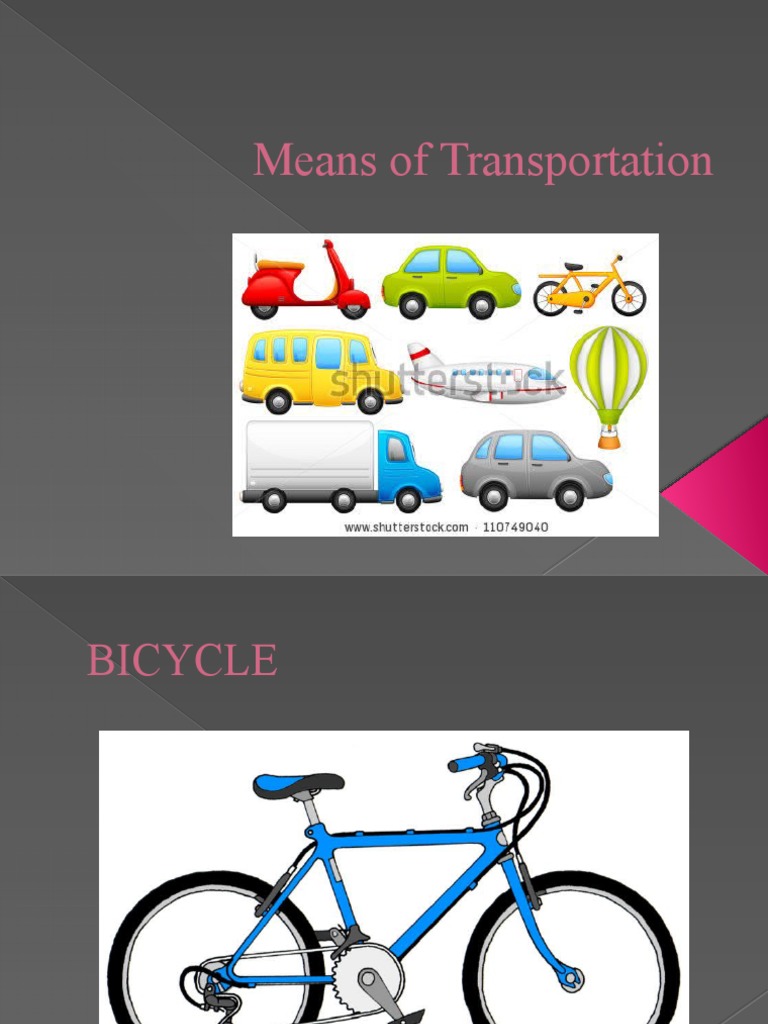 Means of Transportation | PDF