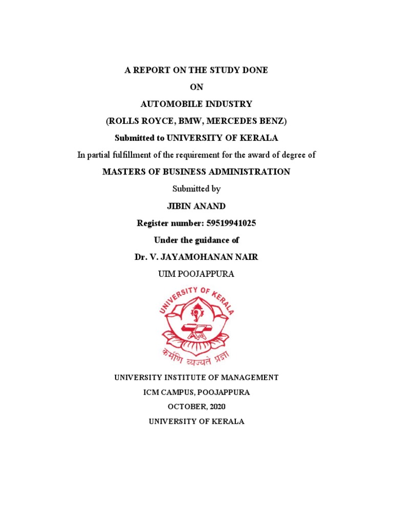 Icm Project Report | PDF | Car | Vehicles